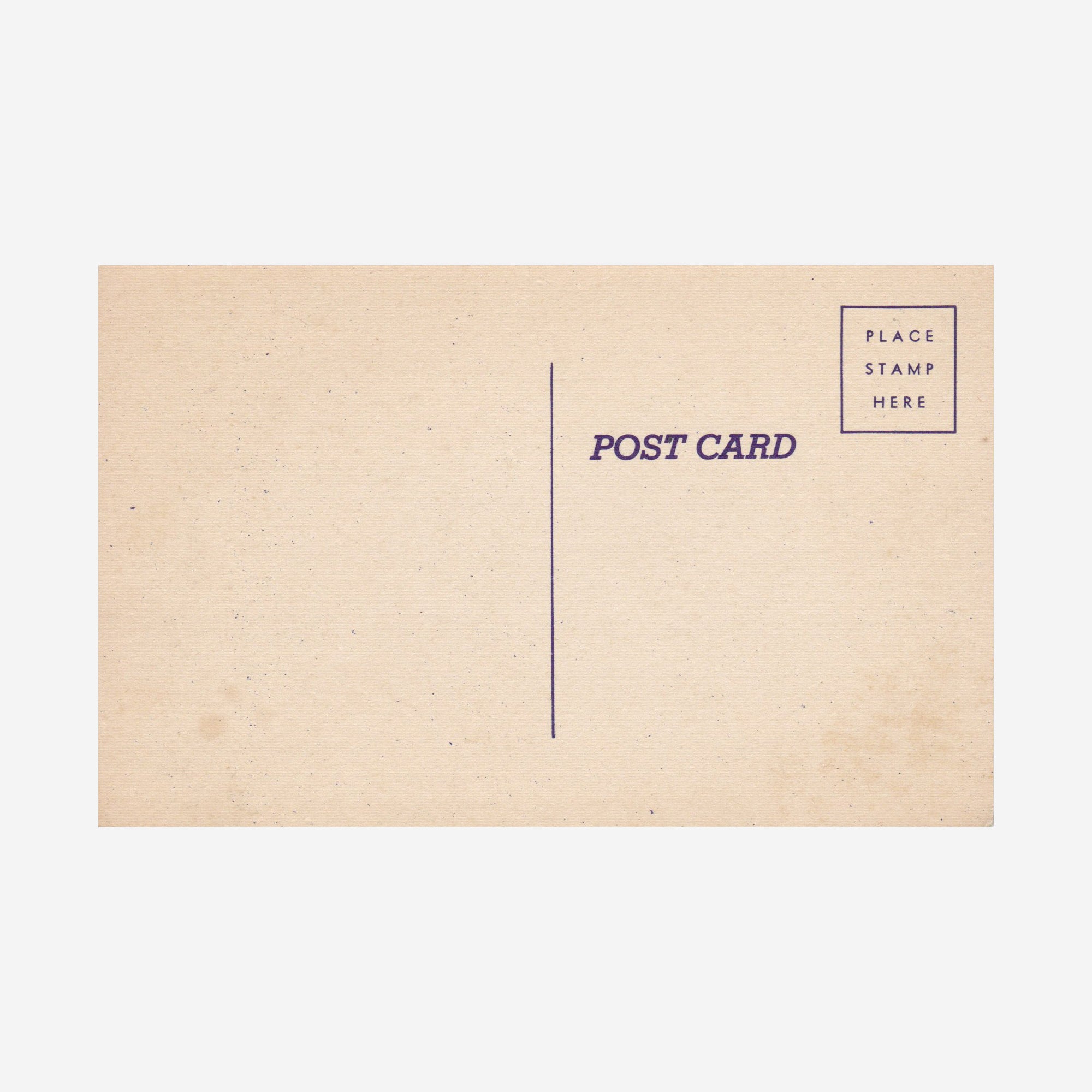 Vintage Indian Postcard Template